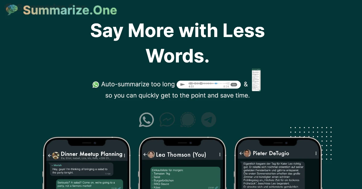 Summarize.One - AI AI Tool Review